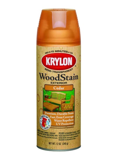 Exterior Semi Transparent Wood Stain Spray Cedar 340 G price in UAE ...