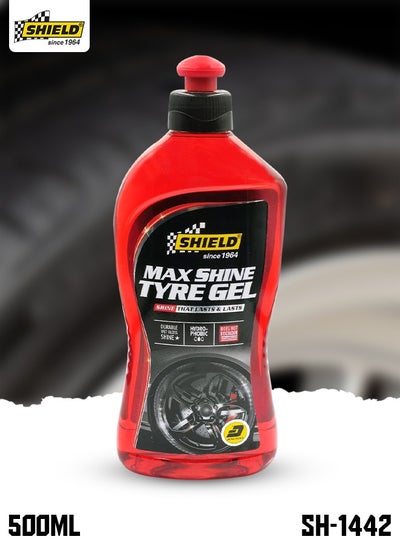 سعر SHIELD Car Tire Gel Max Shine Tyre Gel 500ml Lasting Wet Gloss ...