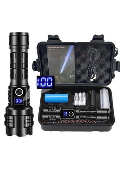 Rechargeable Flashlights High Lumens XHP99 990000 Lumens Brightest LED ...
