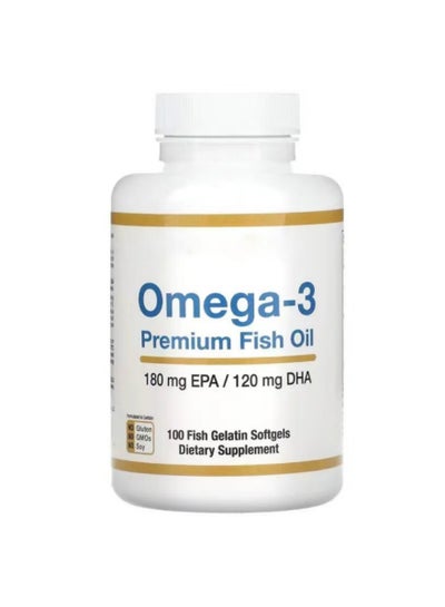 Premium Omega-3 Fish Oil Concentrated Formula with EPA and DHA for ...