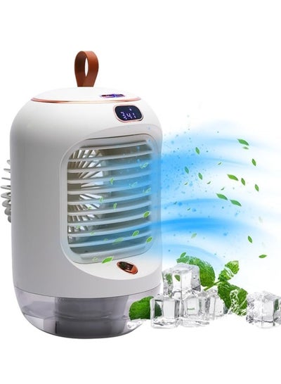 Portable Mini Cooling Fan with Humidifiers light Desktop Fan ...