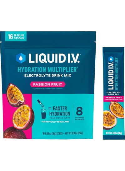 Liquid I.V. Hydration Multiplier, Electrolyte Powder, Easy Open Packets ...