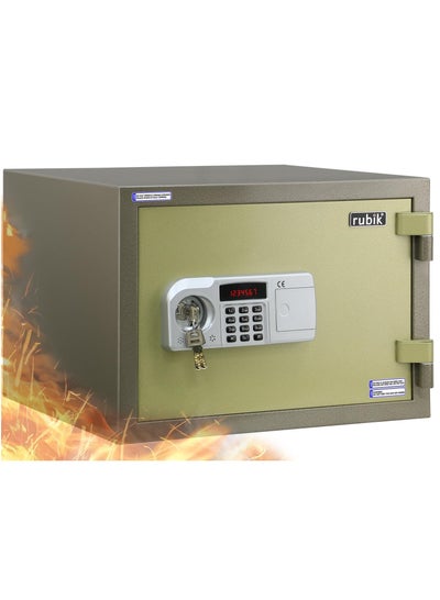 Safe Box Fireproof Dual Safety Digital Keypad and Key Lock Protect ...