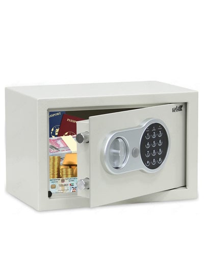 Safe Box with Key and Digital Keypad Lock for Home Office Cash Passport ...