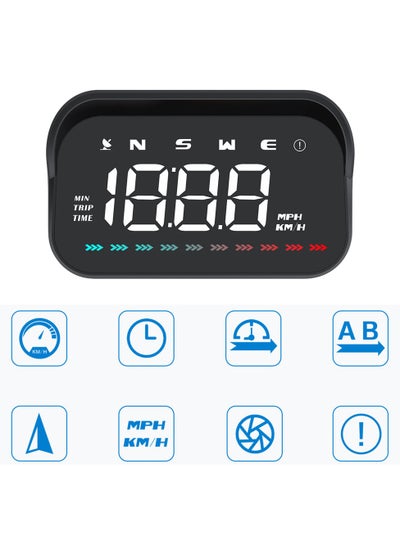 Smart Car Heads Up Display , HUD Digital GPS Speedometer for Car Screen ...
