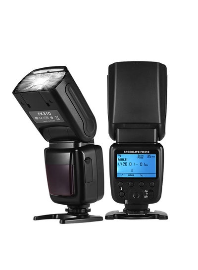 Universal Wireless Camera Flash Light Speedlite GN33 LCD Display for ...