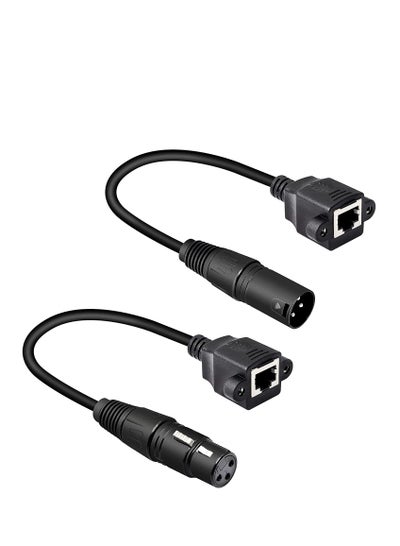 XLR 3pin to RJ45 Female Adapter Cable, XLR Male Network Connector ...