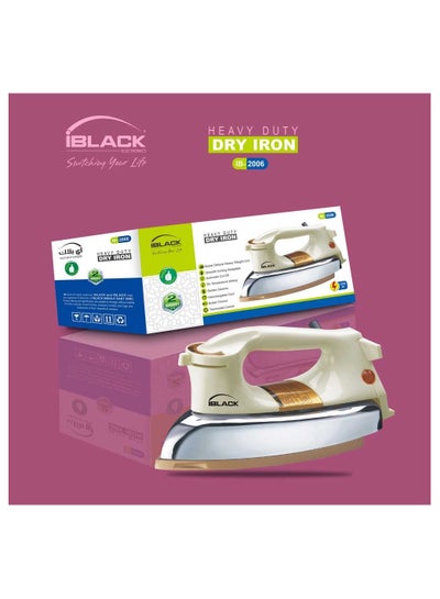 Automatic Dry Iron With Non-Stick Golden Teflon Soleplate & Adjustable ...