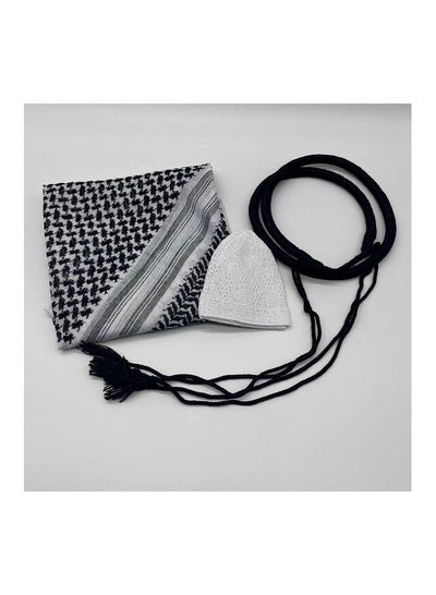 Ghutra Complete Set for Men - Premium Arab Fashion Keffiyeh & Head Ring ...