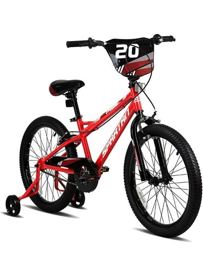 Cyclone Bike | 20 Inch With Training Wheels | Single Speed | Red Color ...