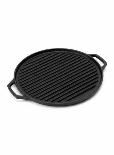 CasaHome Cast Iron Grill Pan 30cm Heavy-Duty Griddle Professional ...