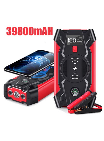 Car Jump Starter 4000 Amp 12V Lithium Car Battery Booster Pack ...