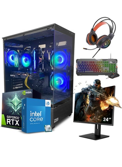 Neon Forge All In One Bundle Gaming PC- Intel Core i5-12400F Processor ...