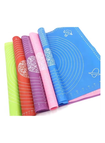 Large Silicone Dough Mat - With Sizes For Rolling Pizza And Pastry - 50 ...
