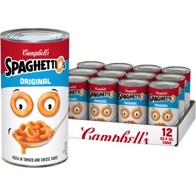 SpaghettiOs Original Canned Pasta Healthy Snack for Kids and Adults 224 ...