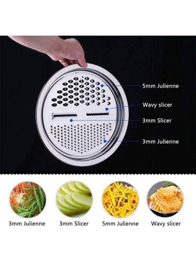 Streamline your kitchen tasks with the 3-in-1 Stainless Steel Grater ...