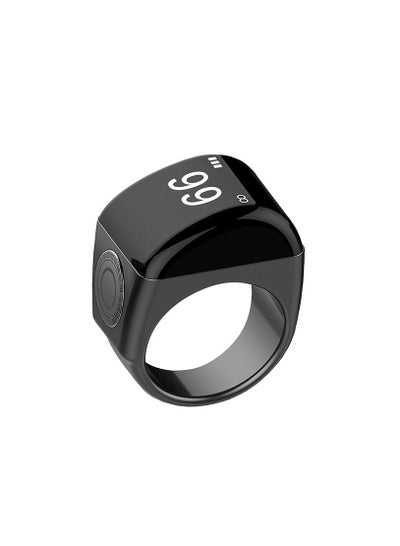 Qibla Ring Tasbih Counter Prayer Reminder - Smart OLED Display Tasbih ...