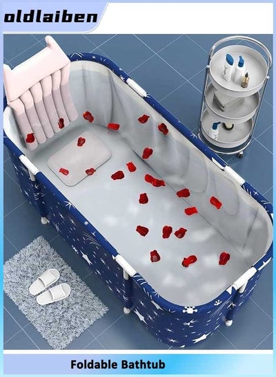 Extra Large Foldable Bathtub Freestanding Soaking Bathing Tub for Adult ...