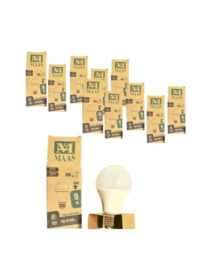 Bulbs 9 watts yellow color 10 pieces price in Saudi Arabia | Noon Saudi ...