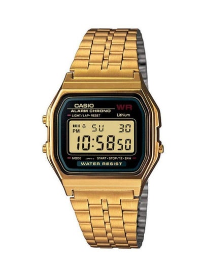Water Resistant Stainless Steel Digital Casio Watch A159WGEA-1 - 33 mm ...