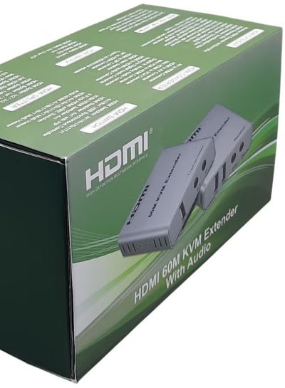 HDMI 60M KVM Extender with Audio | Long-Distance Signal Transmission ...