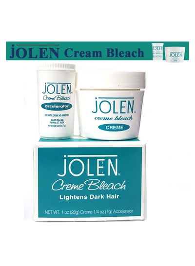 Creme Bleach Lightens Dark Hair (Creme-28Gm + Accelerator-7Gm) 35Gm ...
