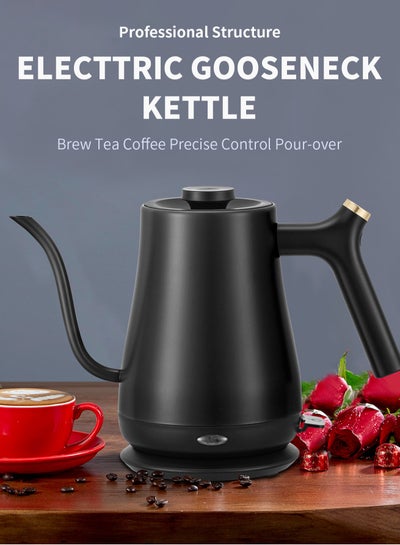 Brutelle Gooseneck Kettle Hand-pour Coffee Kettle 800Ml 1200W Power ...