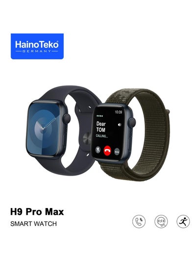 Haino Teko Germany H9 Pro Max Smart Watch with Full Screen AMOLED ...