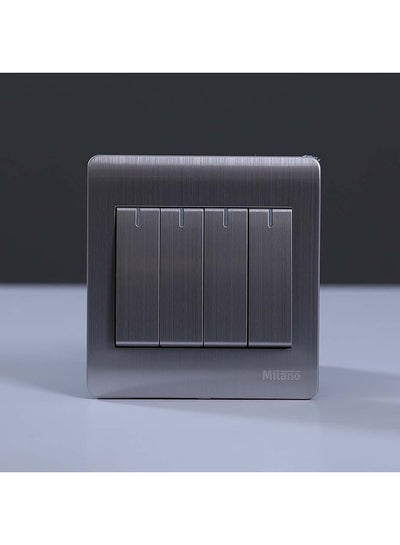Danube Home - Milano 10A 4 Gang 1 Way Switch Sl price in UAE | Noon UAE ...