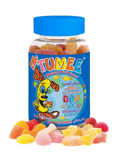 DHA Omega-3 Gumee Lemon, Orange And Strawberry Gelatin Free Chewable ...