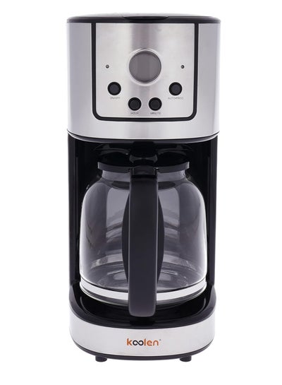 Koolen Digital Coffee Maker with Filter 1.8 Litre Capacity Silver price ...
