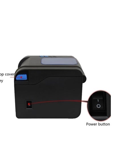 Xprinter XP-370B Thermal Barcode Label Printer – High-Speed, Monochrome ...