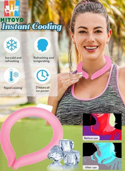 Neck Cooling Tube | Wearable Cooling Neck Wraps for Summer Heat I Hands ...