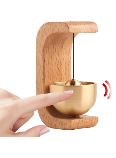 Wooden Brass Bell Calling Bell Doorbell Bell Small Lightweight Security ...