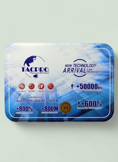 سعر TACPRO مصباح أمامي للسيارات بتقنية جديدة H4 - إضاءة LED احترافية، عمر يصل إلى 50,000 ساعة ...