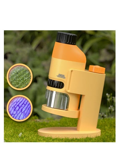 Pocket Microscope for Kids, Portable Microscope Handheld Microscope 60x ...