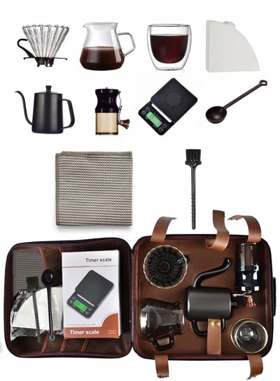 V60 Tools Set of 10 Hand Drip Coffee Set Pour Over Brew Coffee Maker ...