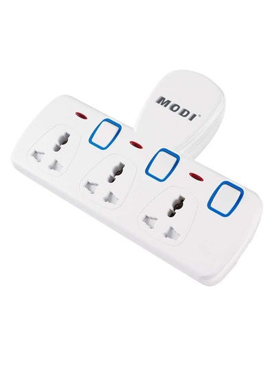 Multi Plug Power Extension Adapter 3 Way Universal Wall Uk 3 Pin Socket ...