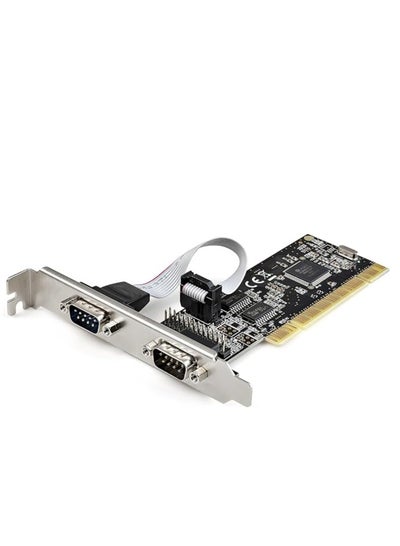 سعر بطاقة PCI Serial Parallel Combo من StarTech.com مع منفذي RS232 تسلسليين مزدوجين (DB9) ومنفذ ...