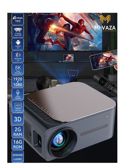 Portable Projector Support 8K Video Native 1080P Full HD - Home Theater ...