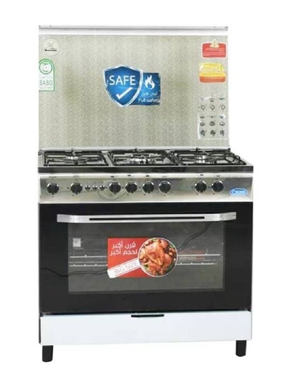 Gas Cooker 5 Burner 90x60 Full Safety Steel - CRONY-60*90 price in ...