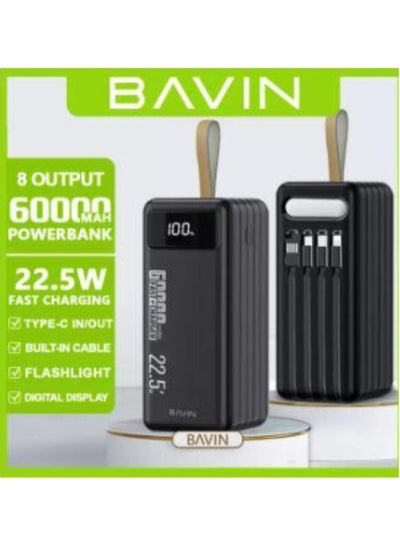 BAVIN PC053s Power Bank Portable Large Capacity60000 mAH Power Bank 22 ...