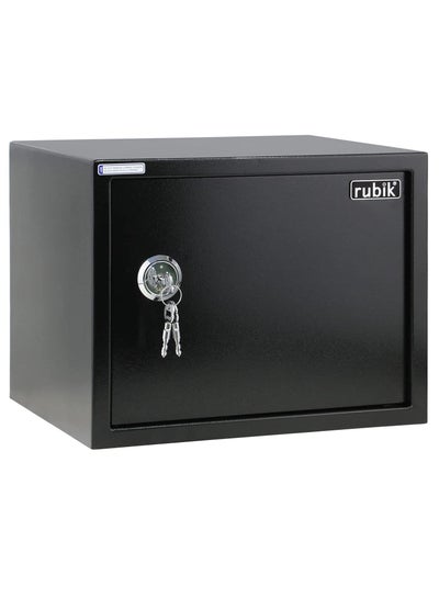 Safe Box Large with Key Lock, A4 Document Size Locker for Home Office ...
