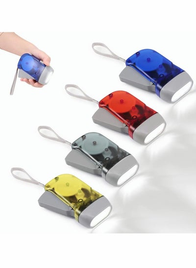 Hand Crank Flashlight No Battery Flashlight Shake Flashlight with LED ...