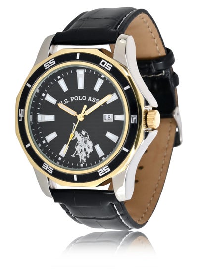 Mens Vintage Watch with Black and Gold USC50589 price in Saudi Arabia ...
