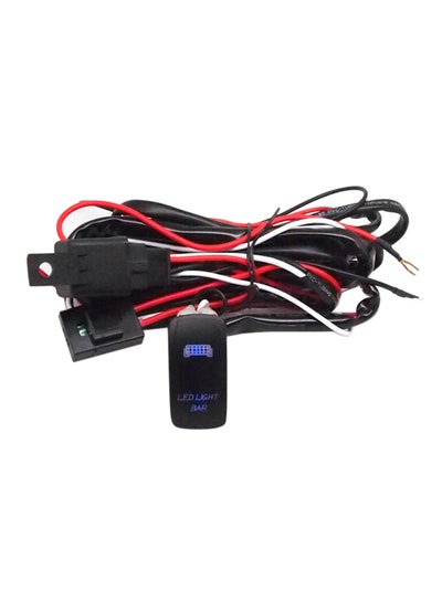 Universal LED Work Light Bar Rocker Switch Wiring Kit Loom W/ 40A Relay ...