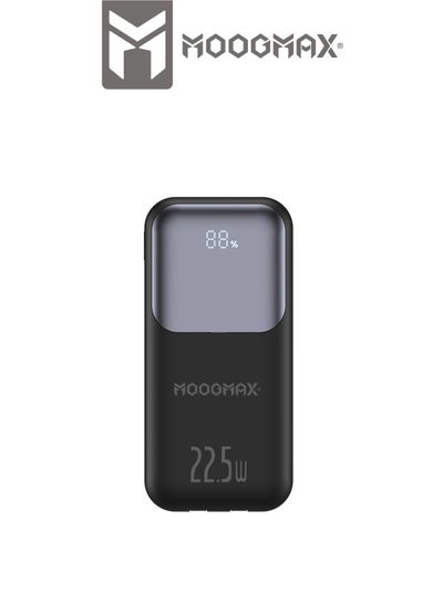 10,000 mAh Power bank , with a digital display screen, and 22.5W fast ...