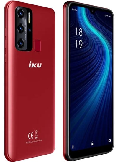 سعر IKU A22 Dual SIM Mobile, 32GB Internal Memory, 2GB RAM, Maroon فى مصر | نون مصر | كان بكام