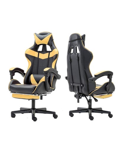 Gaming Chair Racing Style Office Chair Adjustable Massage Lumbar ...