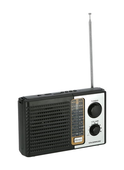 Olsenmark Rechargeable Portable 4 Band Fm Radio with Bluetooth/USB/Sd ...